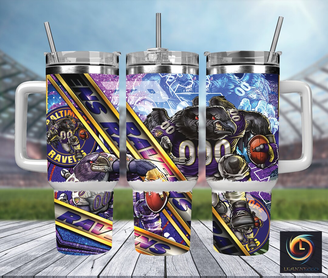 American Football Team 40oz Tumbler Wrap Sublimation Designs Football ...