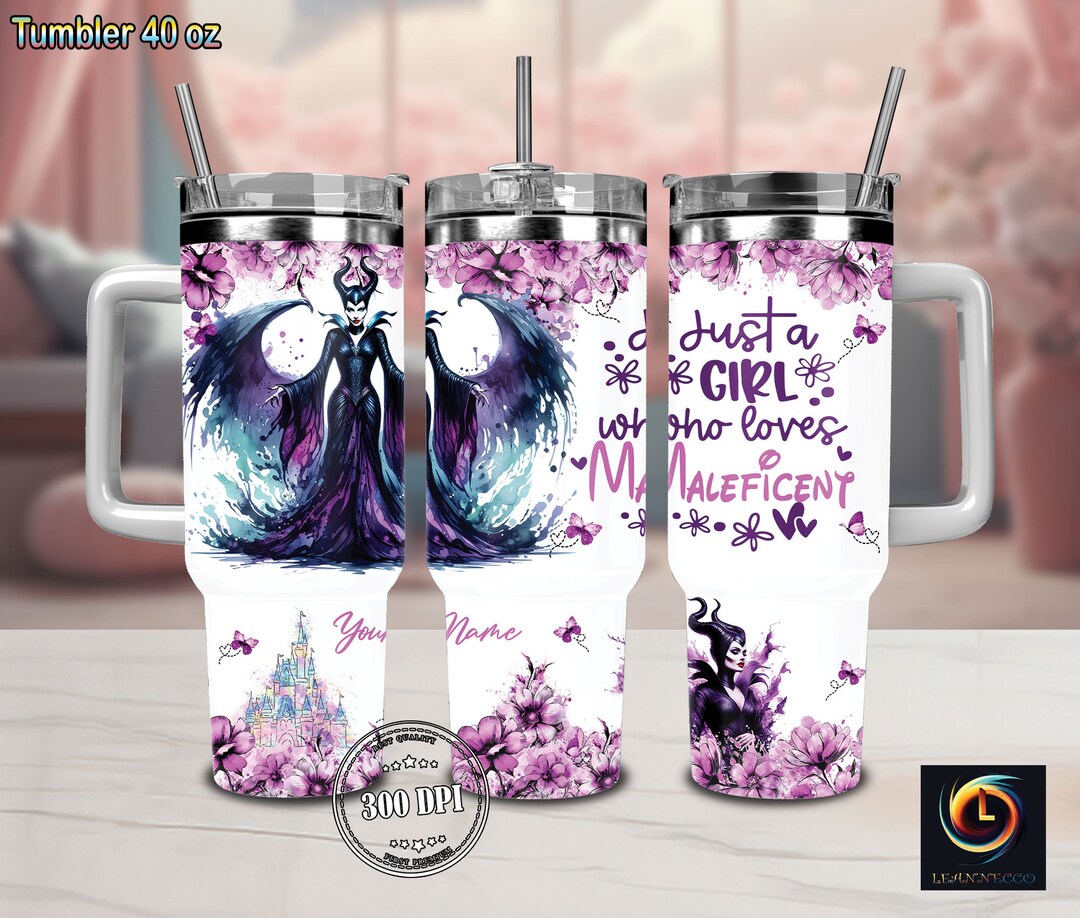 Villain Character 40oz Tumbler Wrap Sublimation Designs, 40oz Cartoon ...