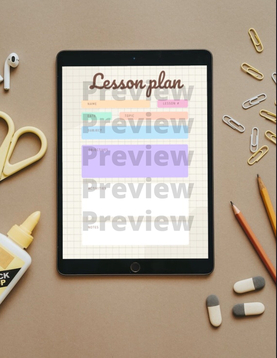 Digital Lesson Plan Booklet, Booklet of Lesson Plans, Teacher Plans ...