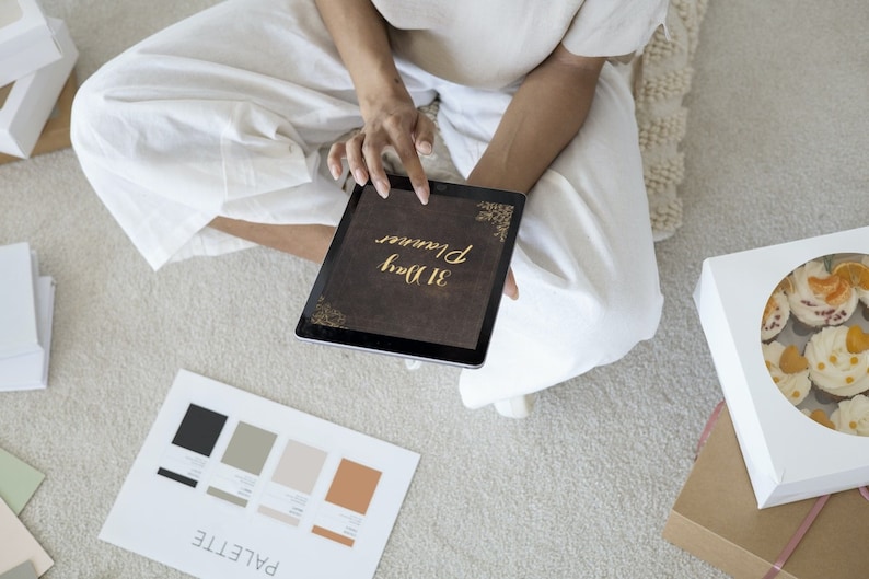 Digital 30 Day Planner, Weeks, Days, Printable Planner, Downloadable ...