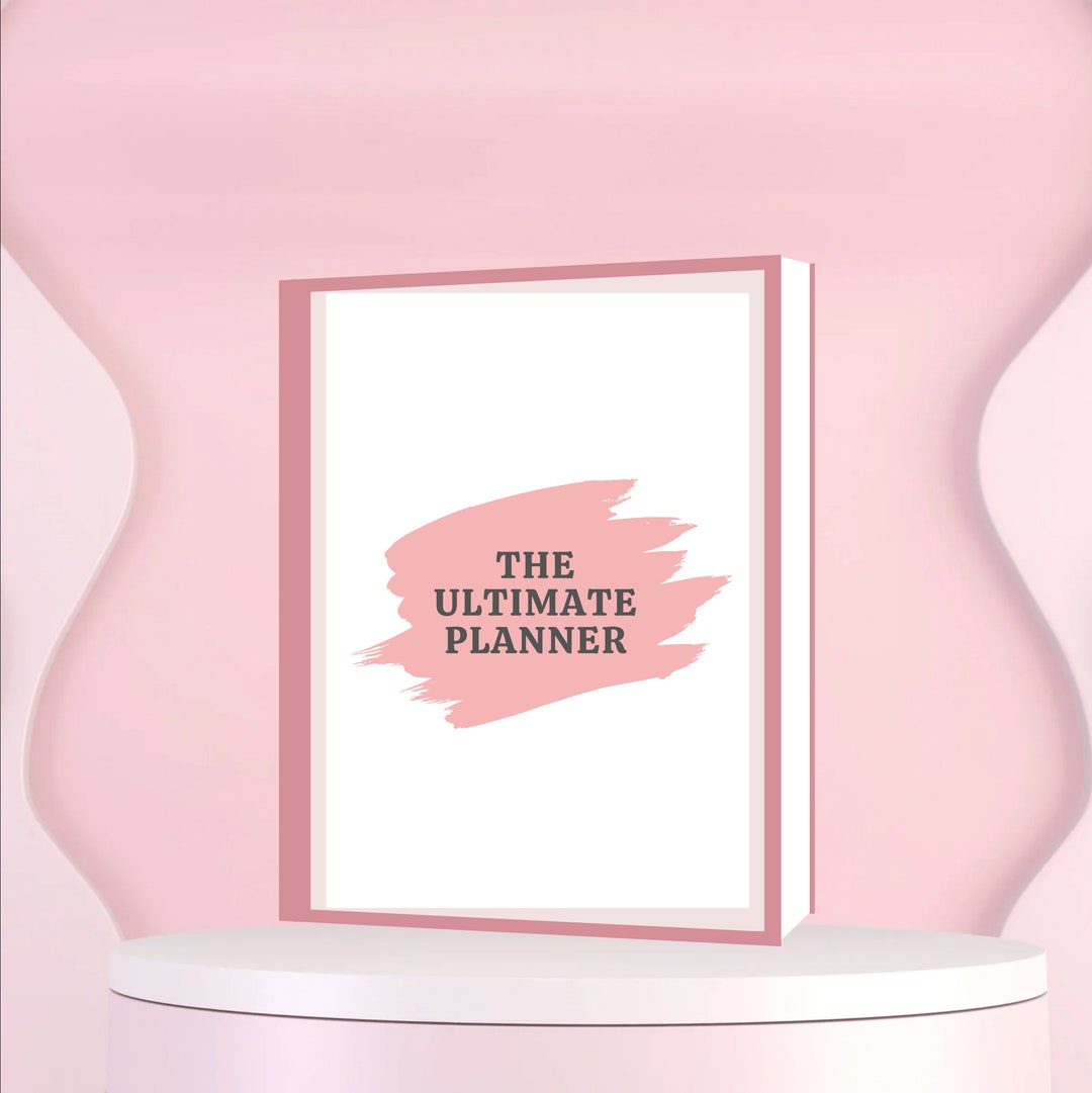 Simple Undated Planner, Printable, Download, Digital Planner, Use for ...