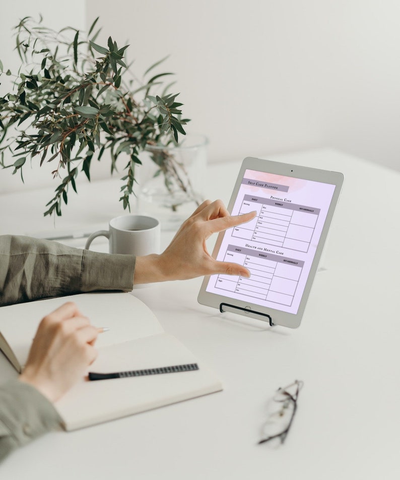 Self-care Book, Plan Self-care, Tablet, Noteability, Goodnotes Instant ...