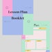 Undated Lesson Plan, Digital Lesson Plan Booklet, Book of Plans for ...