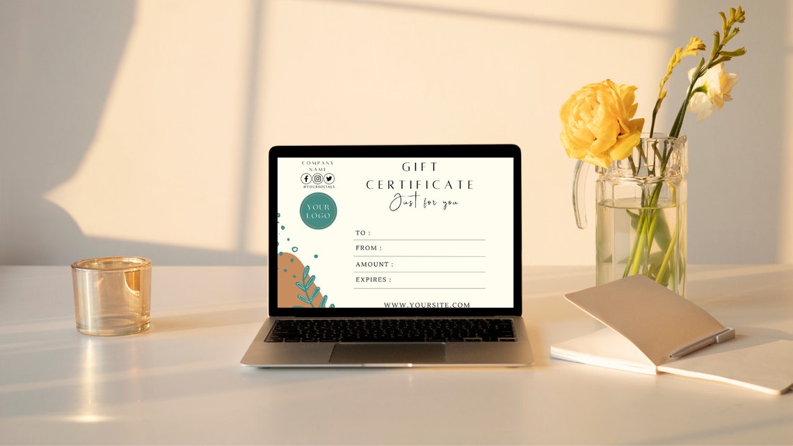 Gift Voucher Template Gift Card Template Gift Certificate Template Add ...