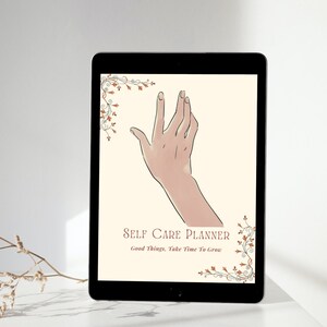 Digital Planner, Self Care Planner, Digital Self Care, Planner ...