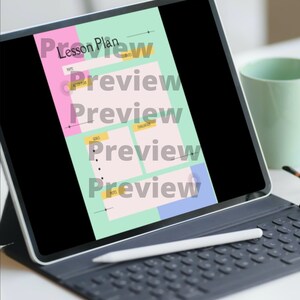 Undated Lesson Plan, Digital Lesson Plan Booklet, Book of Plans for ...