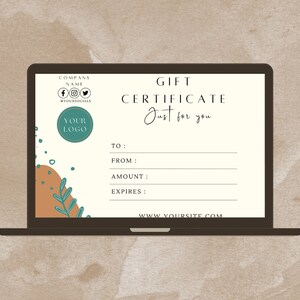 Gift Voucher Template Gift Card Template Gift Certificate Template Add ...