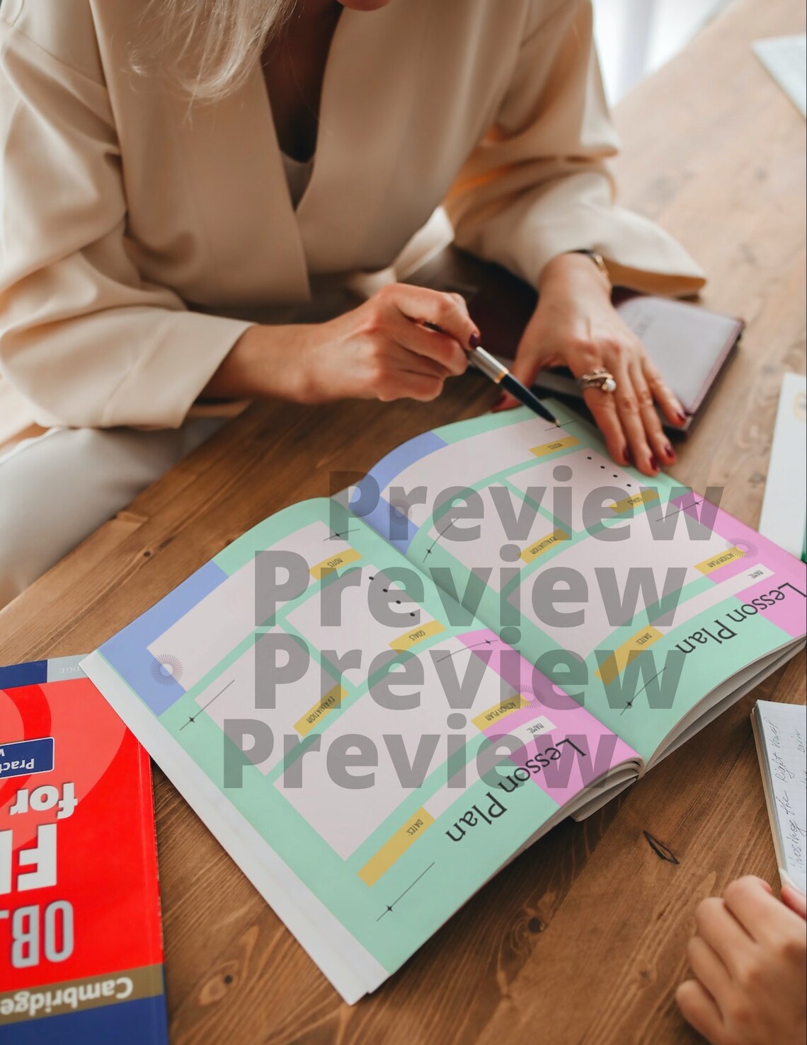 Undated Lesson Plan, Digital Lesson Plan Booklet, Book of Plans for ...