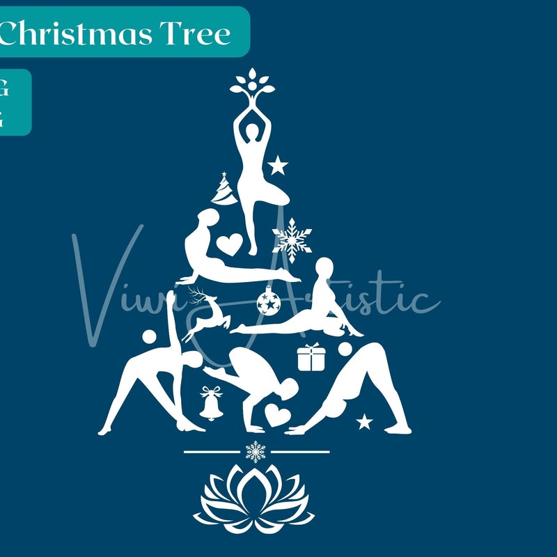 Tree Pose Yoga Svg - Etsy