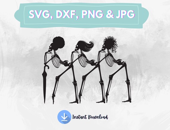 Halloween Friends Svg Best Friend Svg Skeletons Squad Svg - Etsy
