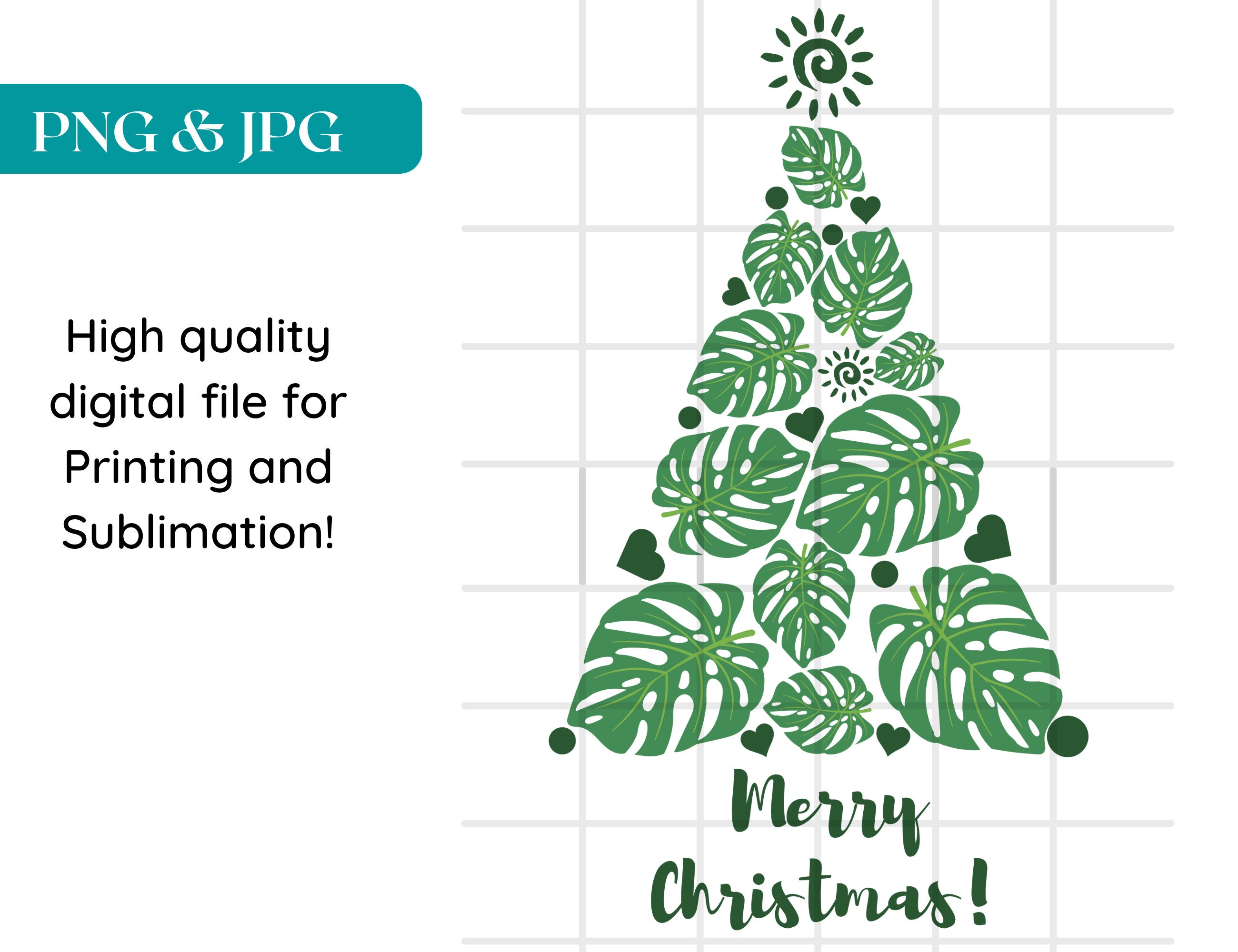 Monstera Christmas Tree Png Monstera Png Chirstmas Clipart, Monstera ...