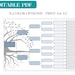 Family Tree Chart Family Tree Template Pedigree Chart Genealogy ...