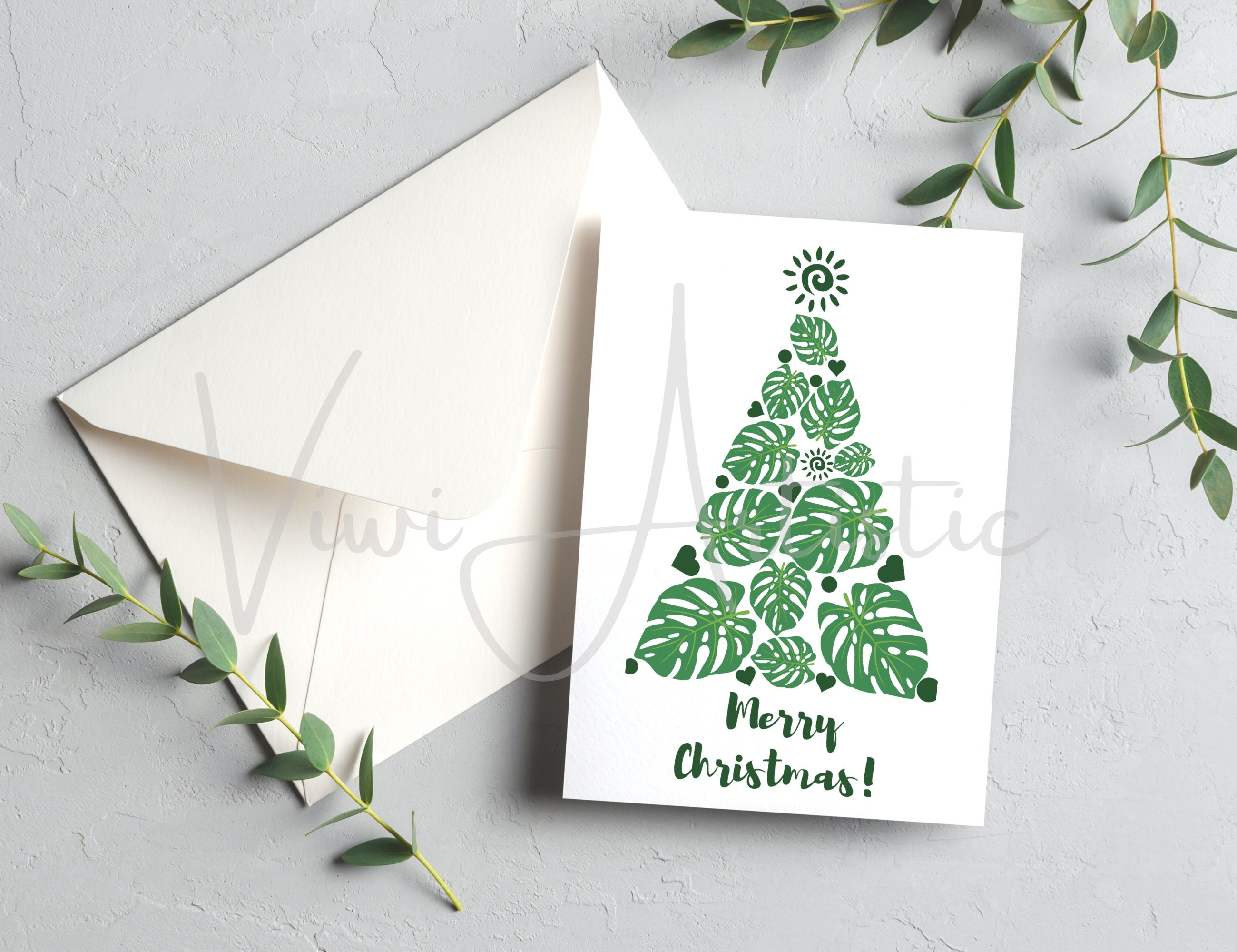Monstera Christmas Tree Png| Monstera Png | Chirstmas Clipart, Monstera ...