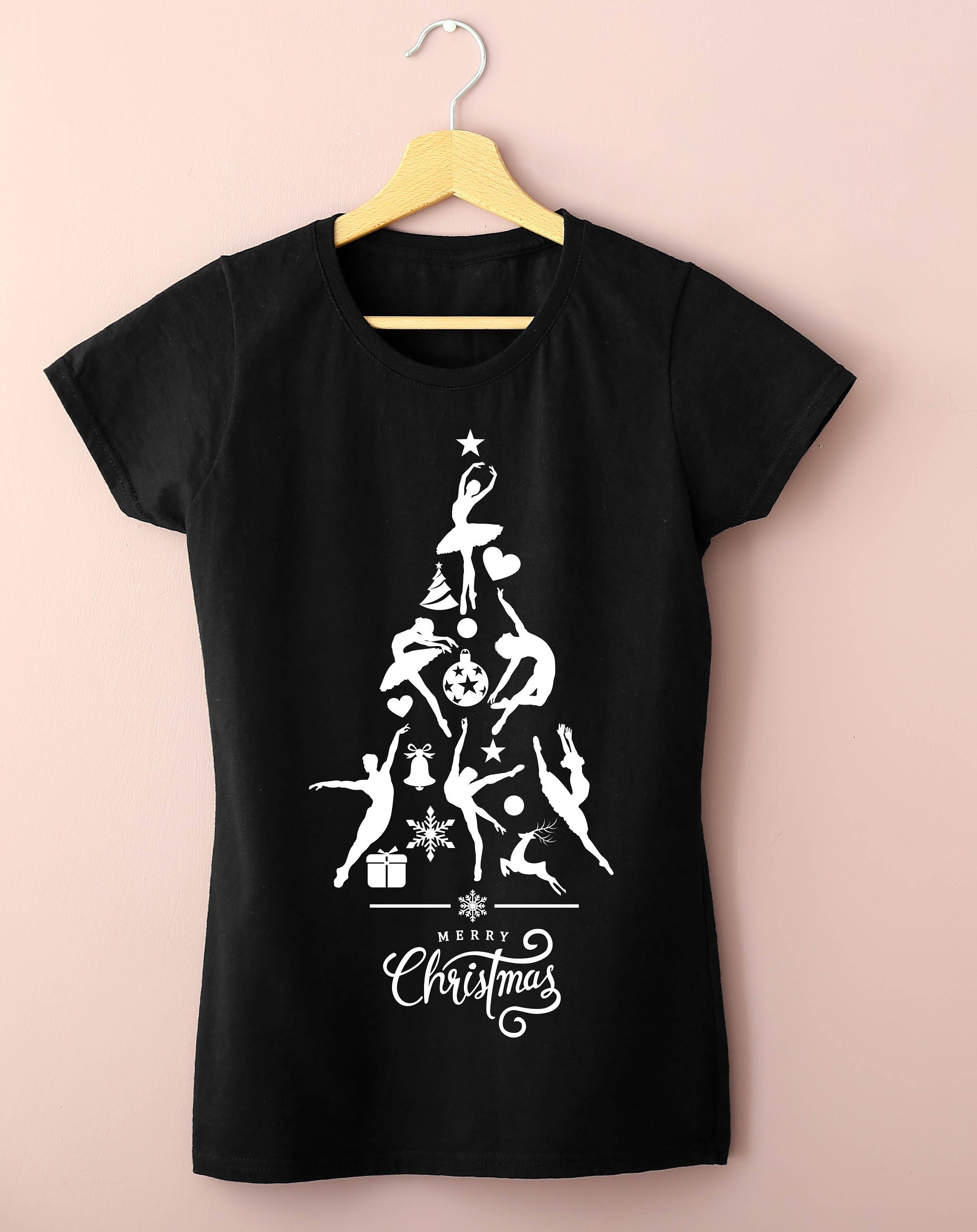 Ballet Dancers, Ballerina Christmas Tree Digital File (dxf, Svg, Png ...