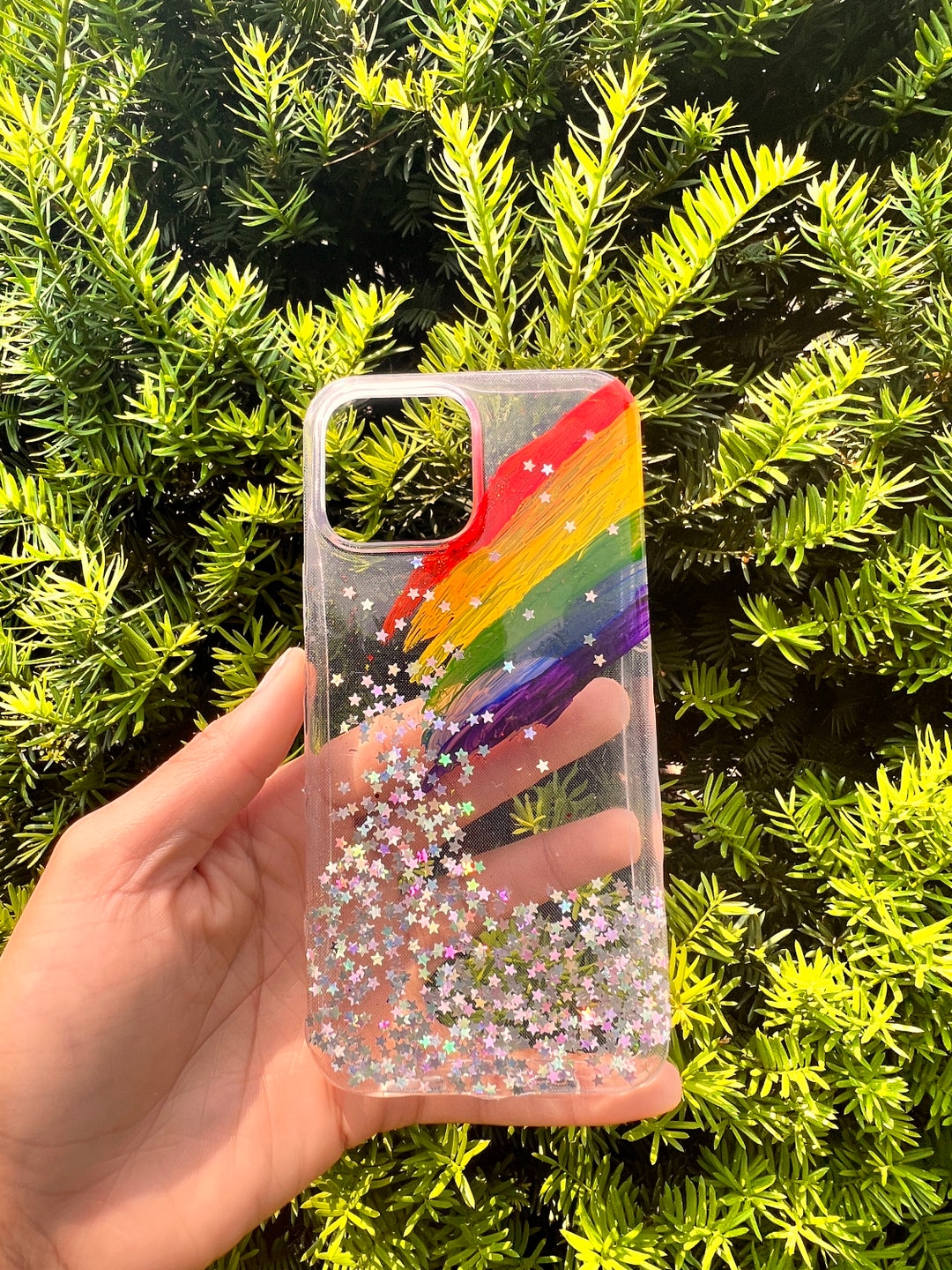 Custom LGBTQ Pride Rainbow Phone Case, Resin Pride Phone Case, Pride ...
