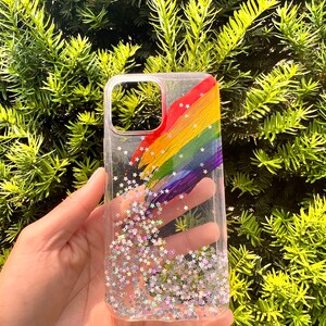 Custom LGBTQ Pride Rainbow Phone Case, Resin Pride Phone Case, Pride ...