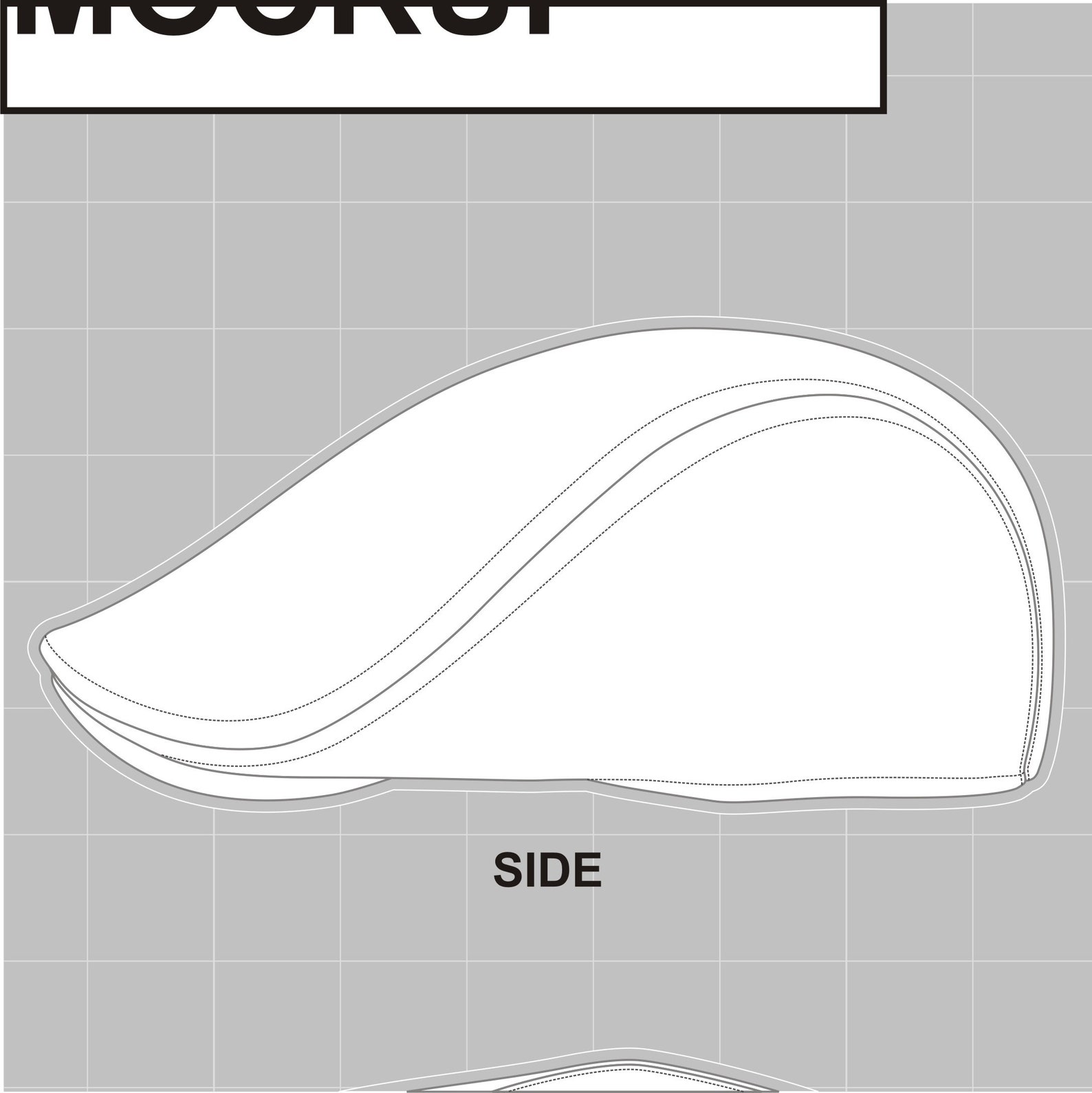 Flat Cap Vector Mockup Illustrator - Etsy