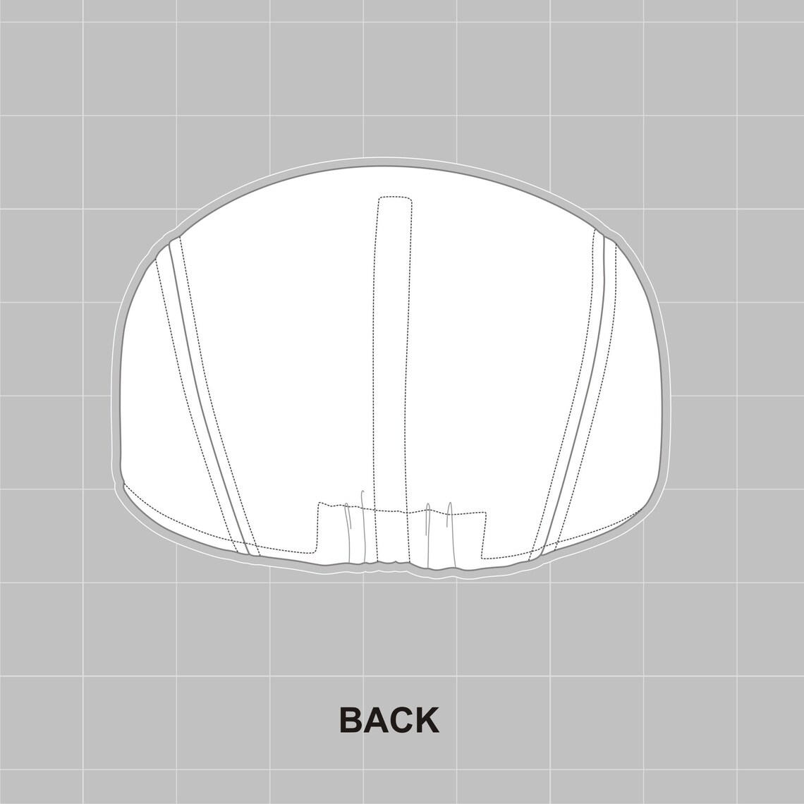 Flat Cap Vector Mockup Illustrator - Etsy