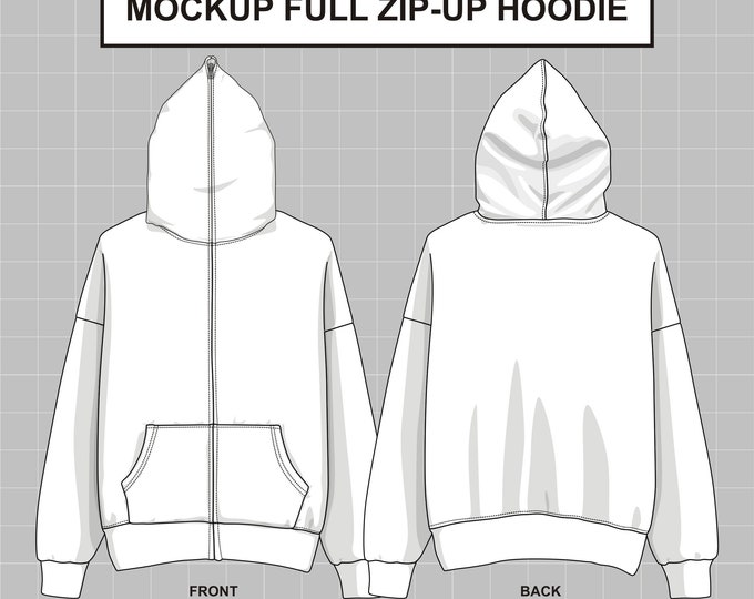 Mockup Work Jacket Vector Illustrator - Etsy Canada