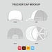 Five Panel Cap Vector Mockup Illustration - Etsy