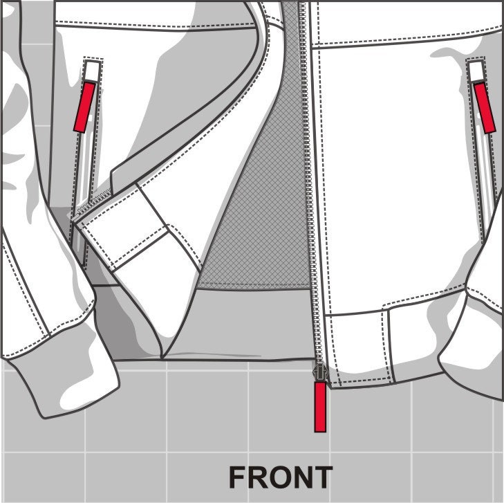 Windbreaker Jacket Vector Illustrator Mockup Streetwear Style - Etsy