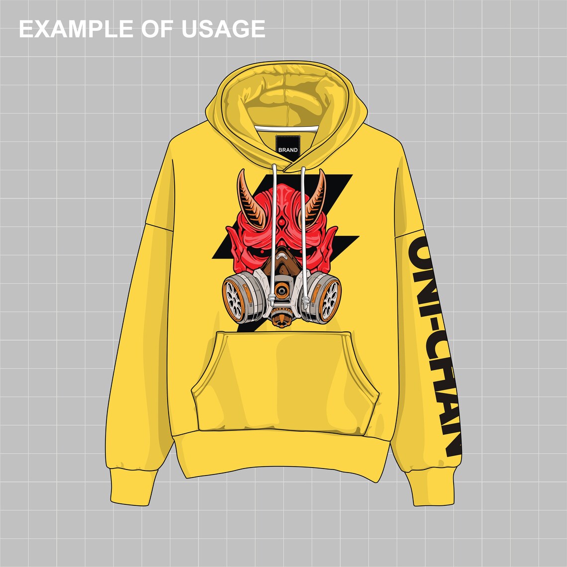 Hoodies Pullover Mockup Vector Illustration - Etsy