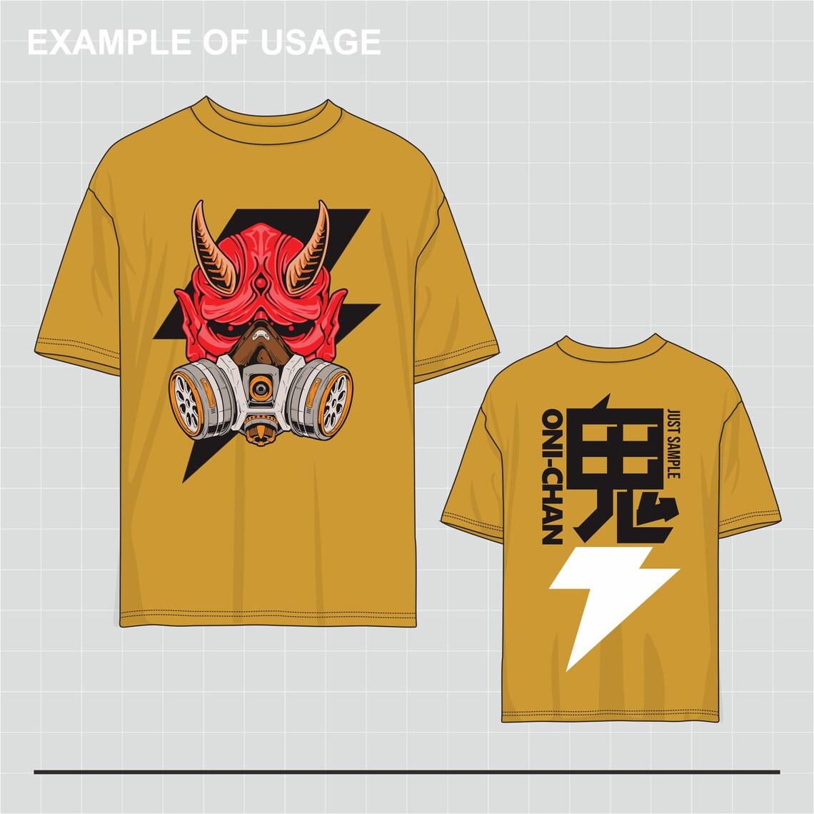 Oversized T-shirt Mockup Vector V2 Illustrator - Etsy