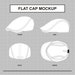 Flat Cap Vector Mockup Illustrator - Etsy