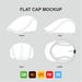 Flat Cap Vector Mockup Illustrator - Etsy