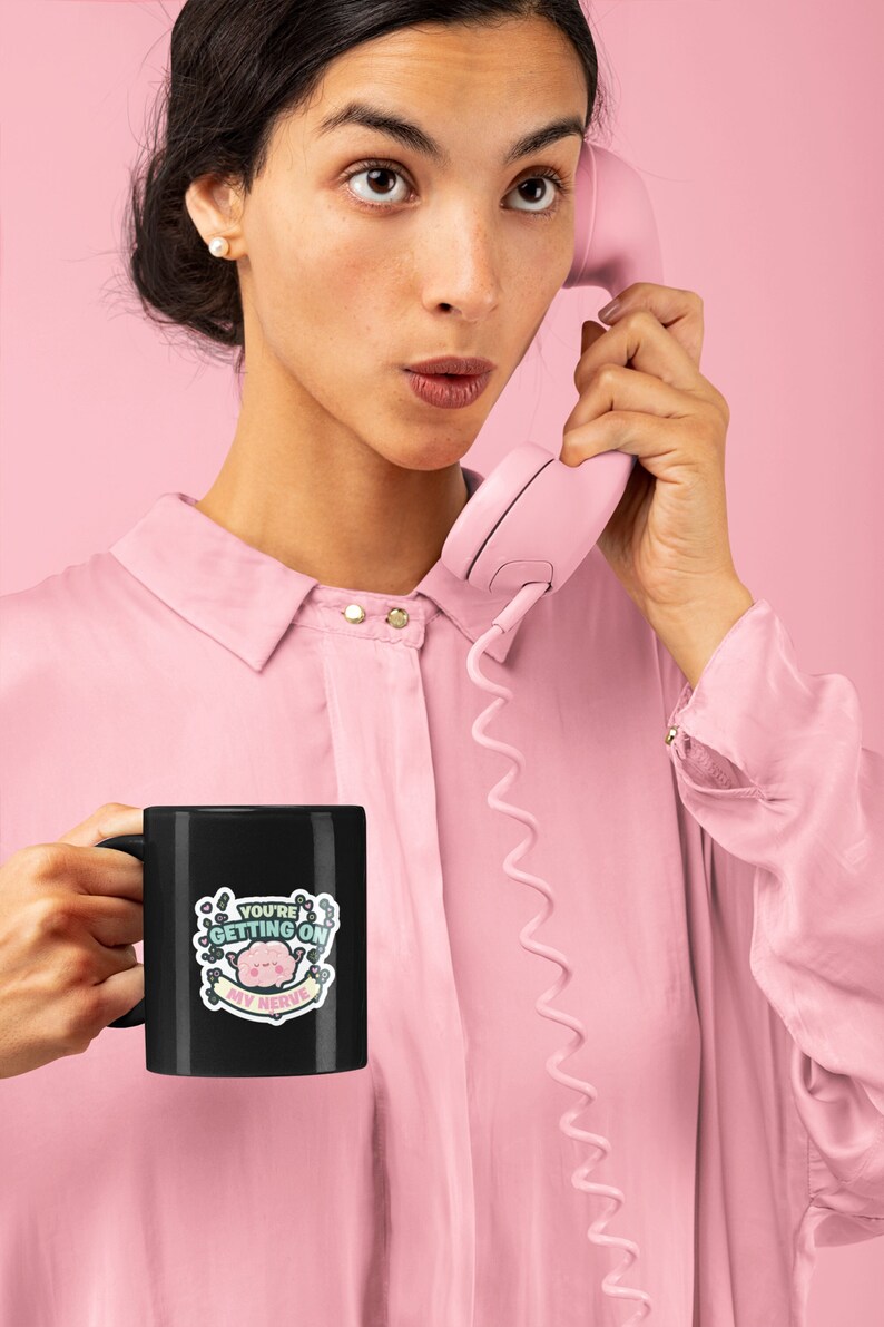 You're Getting on My Nerve Neurodiversity Coffee Mug - Etsy