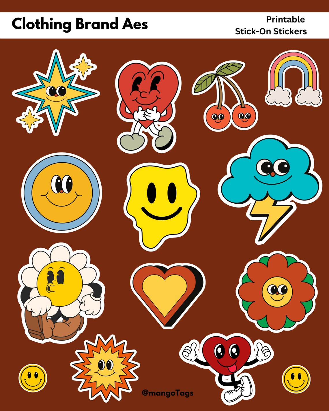 SVG Sticker Printable, PNG Printable Stickers, Ready to Print Stickers ...