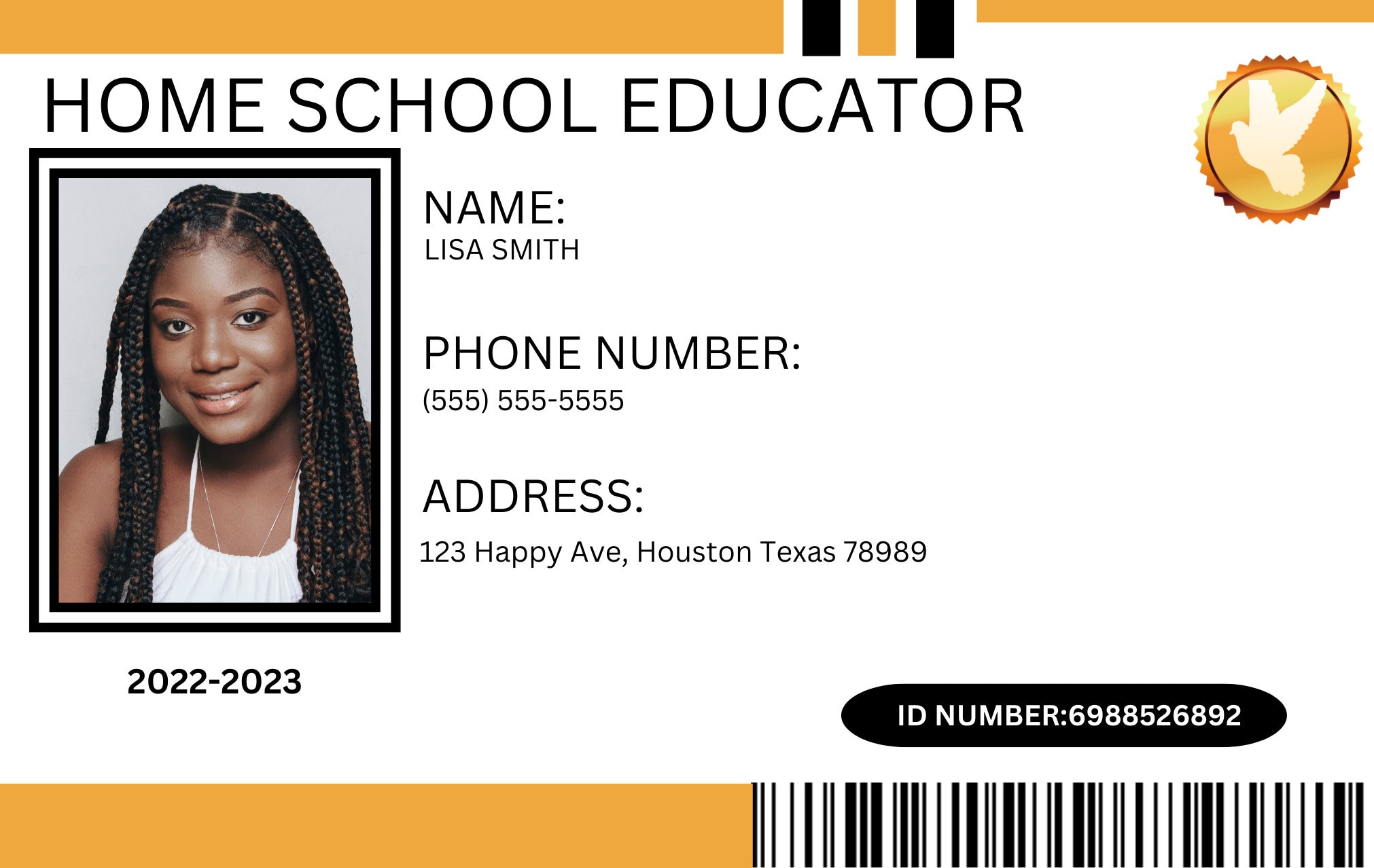 12 DIFFERENT Homeschooling Mom Id Card Homeschool Teacher Homeschool ...