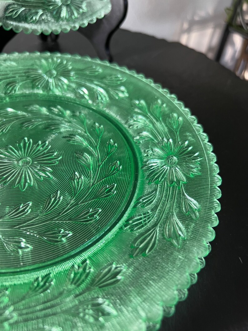 3 Indiana Glass Tiara Depression Glass Lunch Plates 8” - Etsy