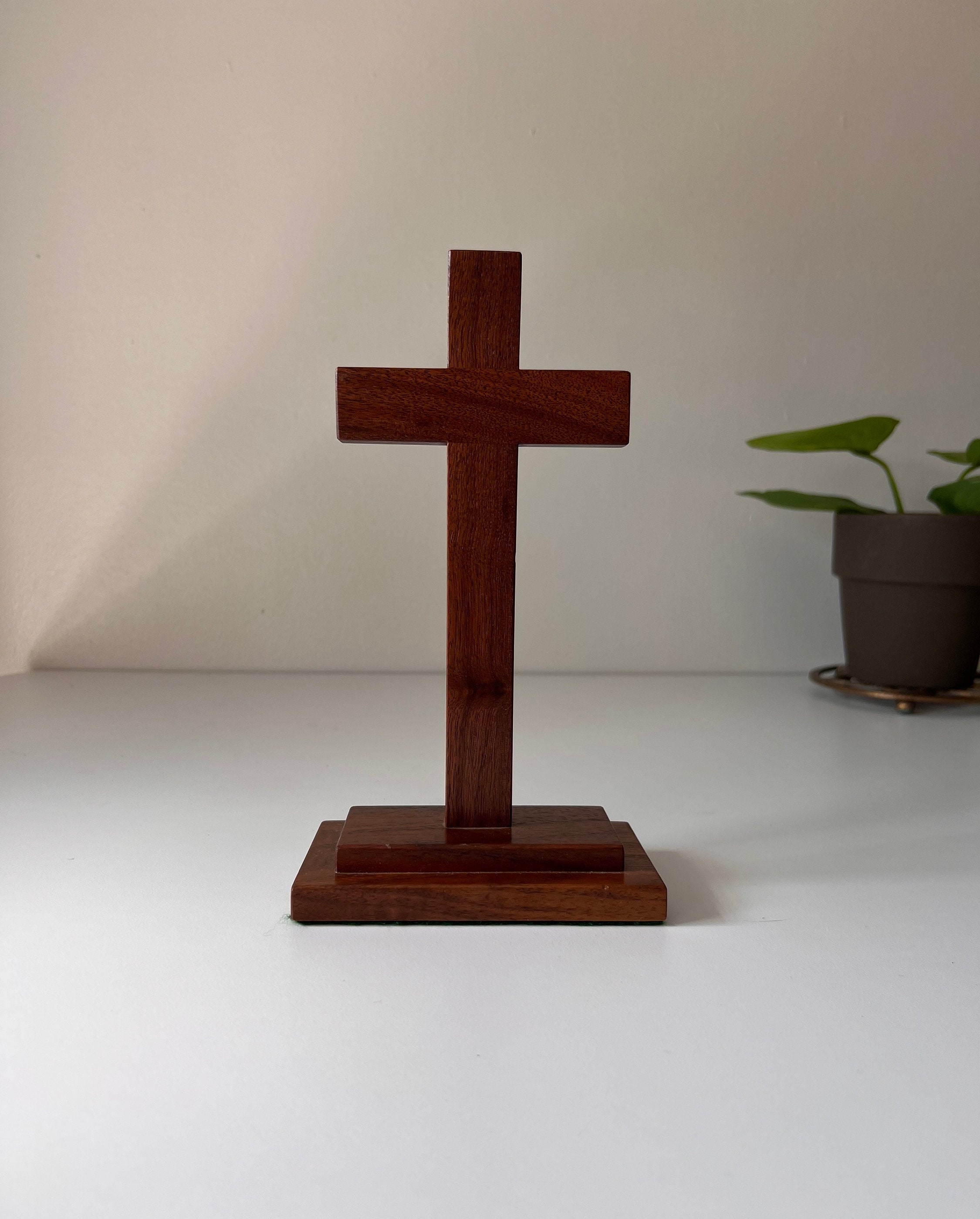 Vintage Standing Wood Cross 9 - Etsy
