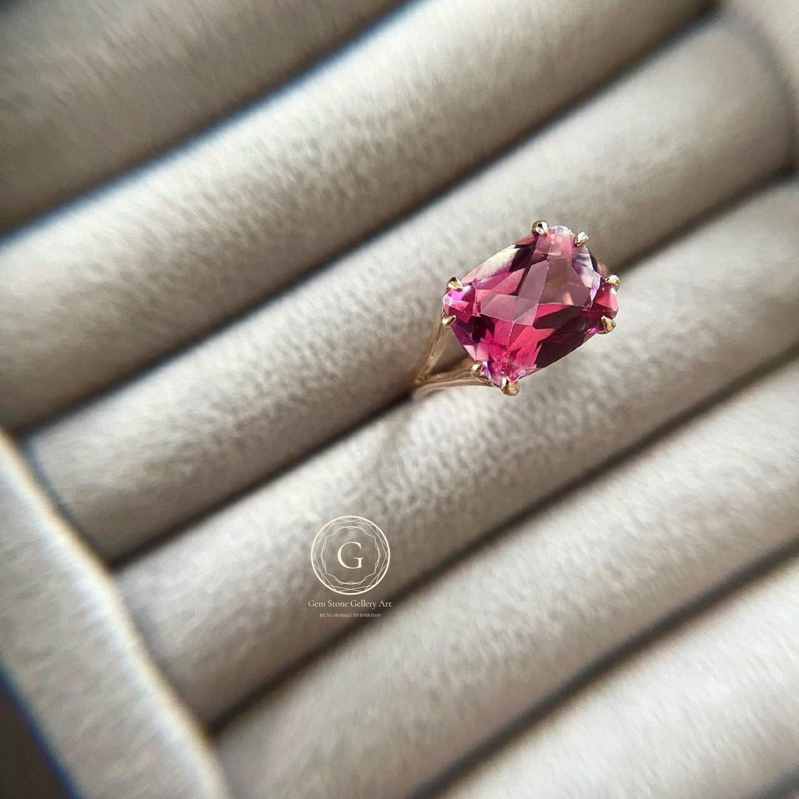 Victorian 6 CT Pink Ruby Engagement Ring 10K 14k 18K Solid Yellow White ...