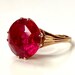 6 CT Red Round Cut Ruby 10K 14K 18K Solid Rose Gold Engagement Ring ...