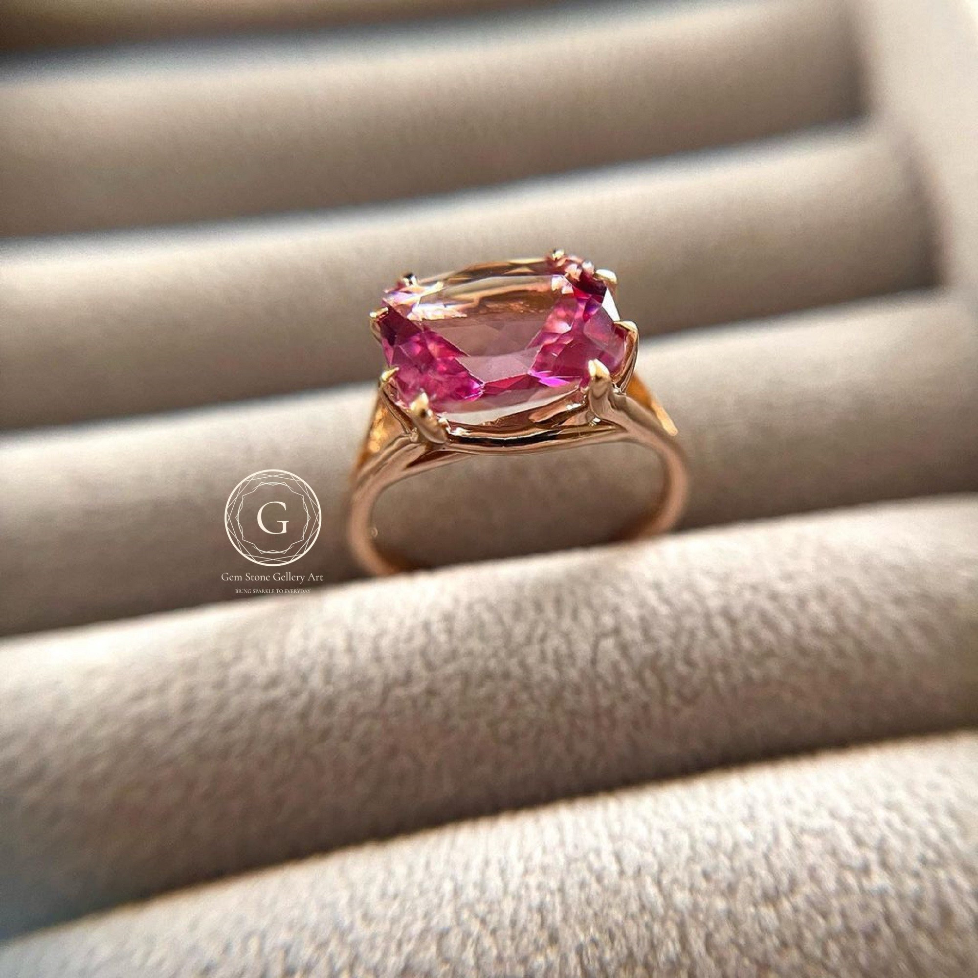 Victorian 6 CT Pink Ruby Engagement Ring 10K 14k 18K Solid Yellow White ...