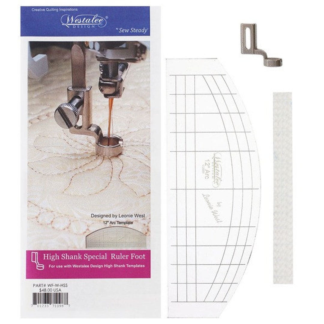 Westalee Sew Steady Ruler Foot W/ 4.5mm Template High Shank - Etsy