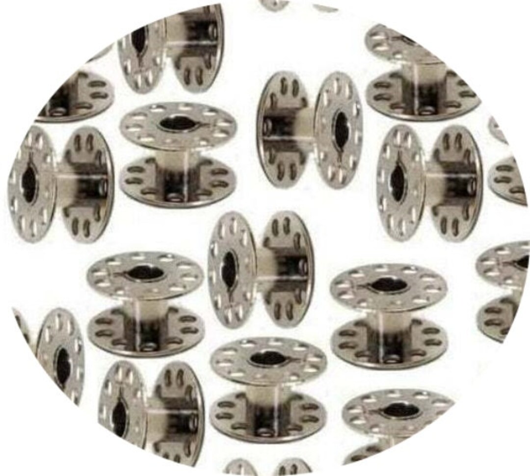 10 Metal Bobbins for Singer Models 367 368 401 401K 403 403A 404, 413 ...