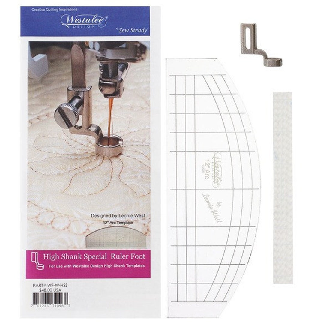Westalee Sew Steady Ruler Foot W/ 4.5mm Template, High Shank Special - Etsy