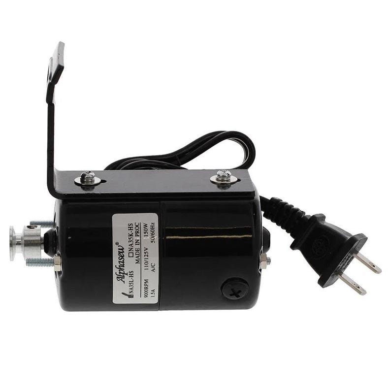 Universal Sewing Machine Motor 110V, 9000 RPM, With L-bracket #NA35L-HS ...