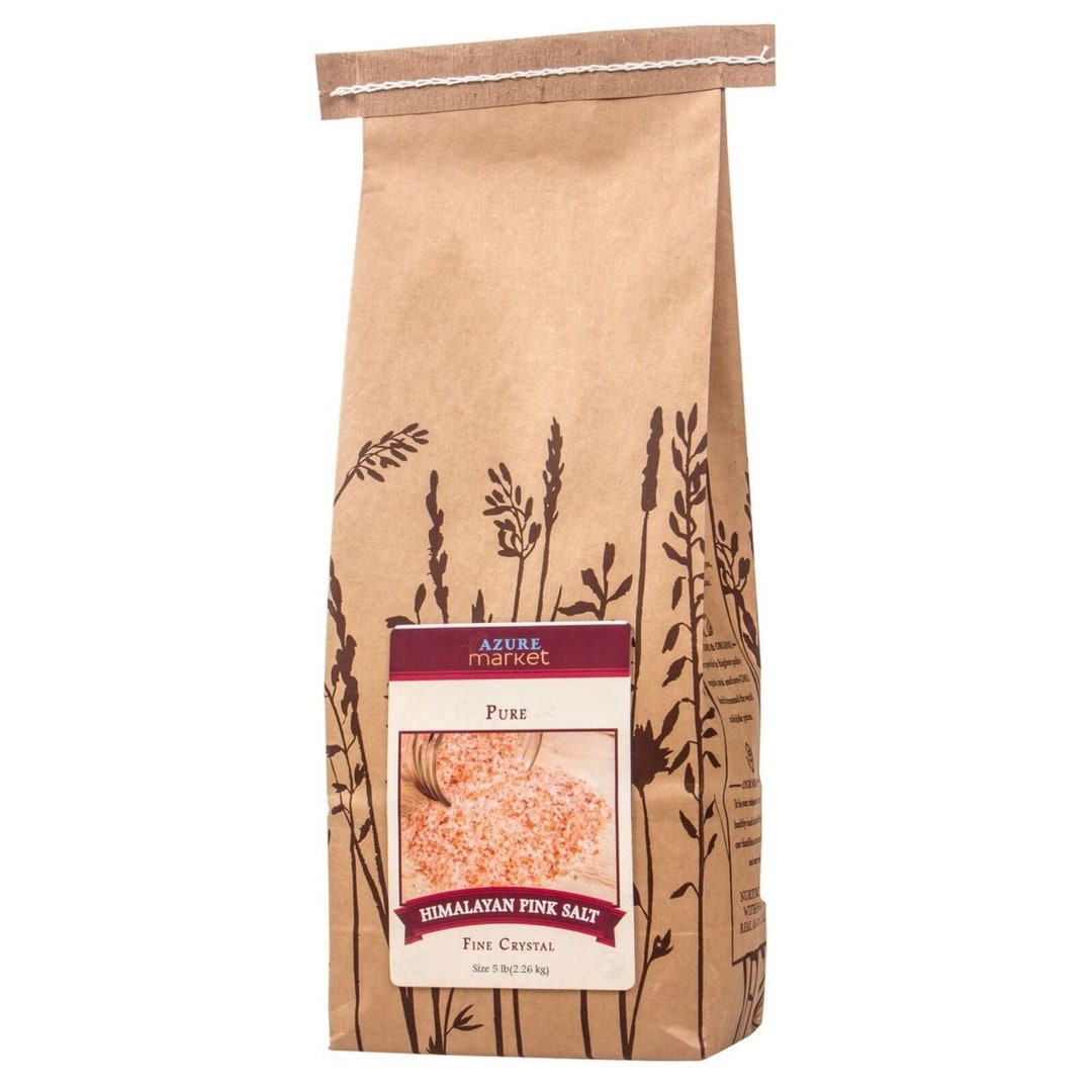 Himalayan Gourmet Pink Crystal Salt 5lb Bag W/ No Additives - Etsy