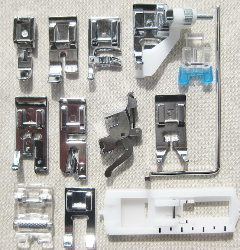 Set of 13 Sewing Feet for Pfaff Sewing Machine (low Shank Models ...