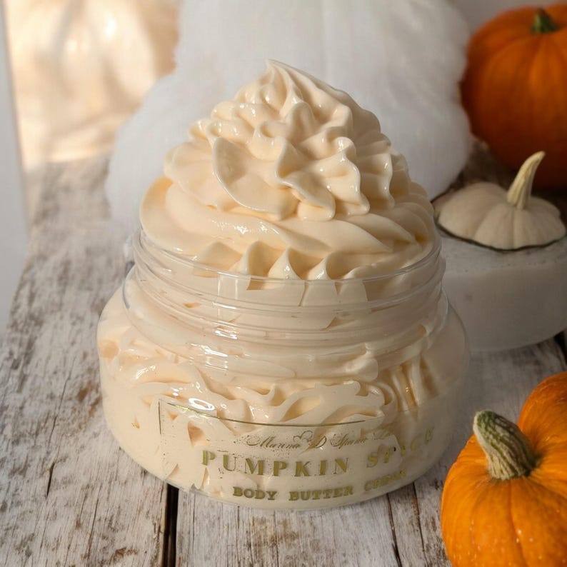 Pumpkin Spice Body Butter | Natural Shea, Fall Scented Cream - Etsy