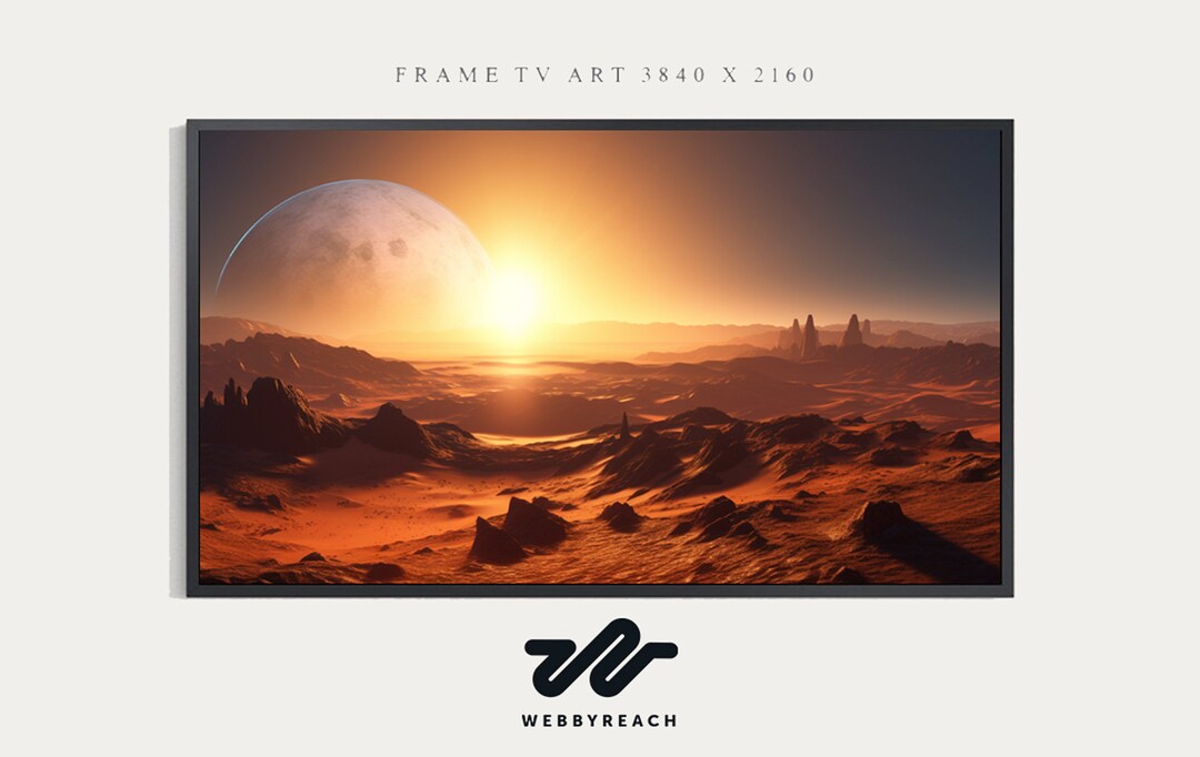 Samsung Frame TV Art, Digital Download, Tatooine Landscape, Star Wars ...