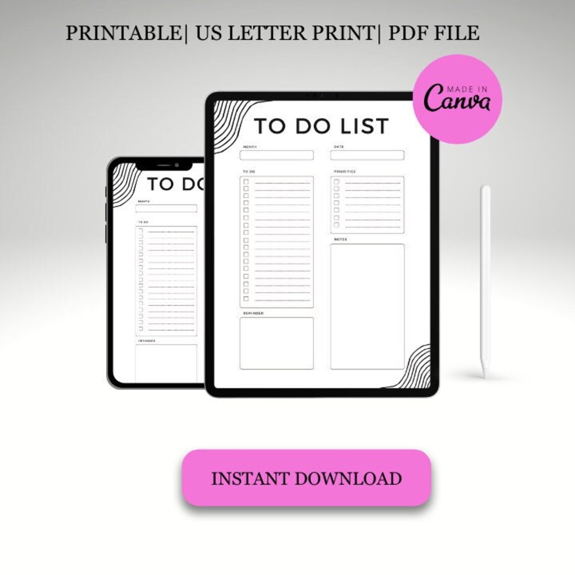 Editable to Do List Printable, Fillable to Do List Planner, Daily To-do ...