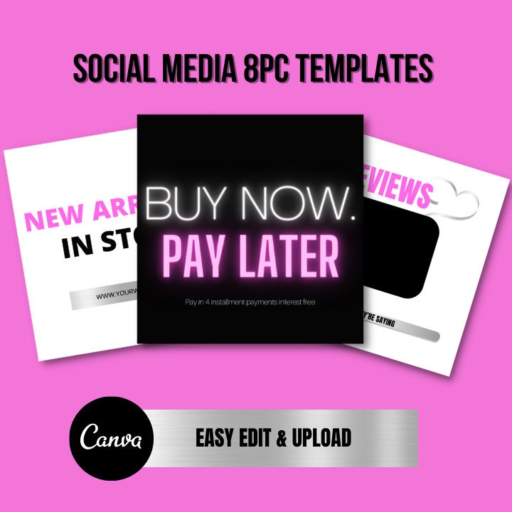 Social Media Flyer, DIY Flyer Design Template, Bundle Flyer, Neon Flyer ...