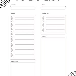 Editable to Do List Printable, Fillable to Do List Planner, Daily To-do ...