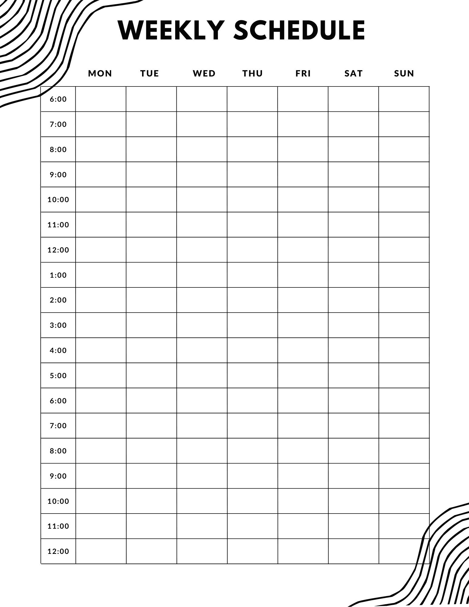 Editable Printable, Fillable Weekly Planner, Daily To-do Checklist ...