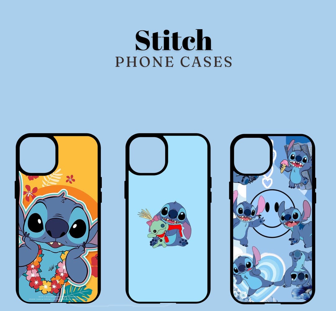 Stitch Phone Cases - Cute Lilo & Stitch Anime Design, Customizable ...